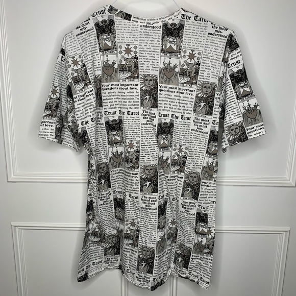 Motel Rocks | Tops | Motel Rocks Tarot Print Tshirt Dress | Poshmark